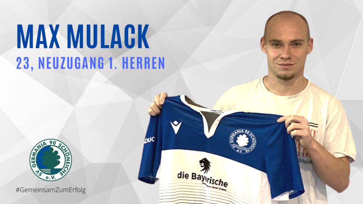 Max Mulack schließt sich ab sofort Germania Schöneiche an - GERMANIA ...